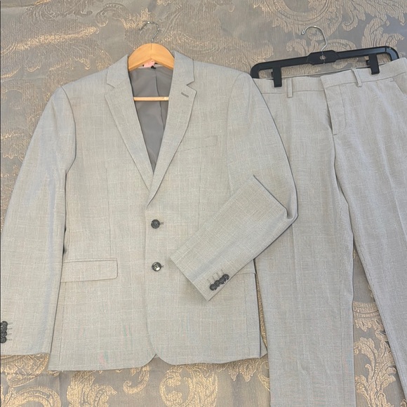 Express | Suits & Blazers | Mens Gray Suit Set Like New One Time Used ...
